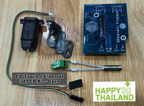 Cr Touch Abl Sensor Upgrade And Ethereal3d Pcb X2 And Genius Pro