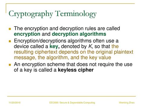 Eec 688788 Secure And Dependable Computing Ppt Download