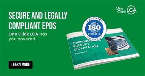 one click lca on linkedin one click lca holds iso 27001 certification