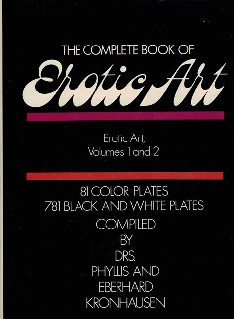 The Complete Book Of Erotic Art Kronhausen Phyllis 9780517108666