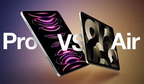 What is the main difference between iPad Air and iPad Pro?