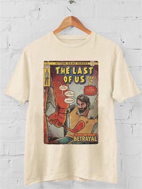 The Last Of Us 2 Joel Fan Art Comic Cover Vinatge Shirt Etsy