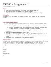 CSE240 Sp21 Scheme Assn1 Pdf CSE240 Assignment 1 Scheme