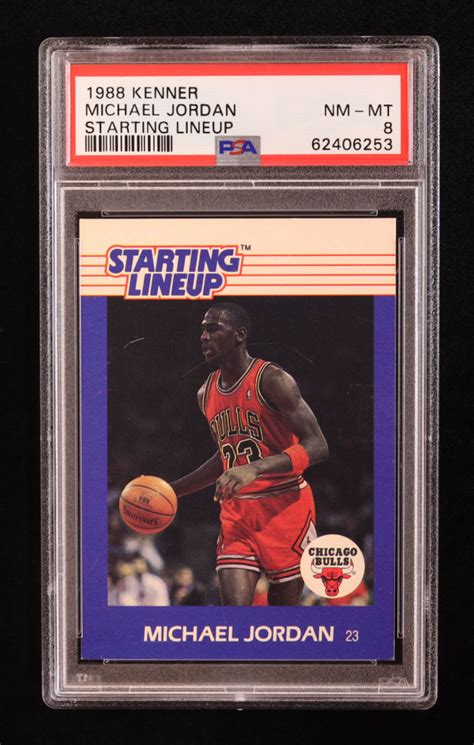 Michael Jordan 1988 Kenner Starting Lineup Cards 40 Psa 8 Pristine