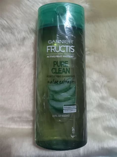 Garnier Fructis Pure Clean Fortifying Shampoo 650ml With Aloe And