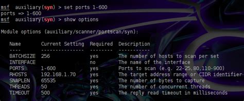 Port Scanning With Metasploit Penetration Testing Lab