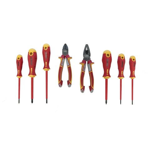 Felo Felo Screwdriver And Plier Set 8pc 1000v Vde Mitre10