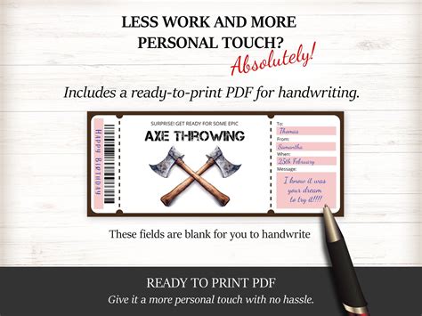 Editable Axe Throwing T Certificate Template Printable Throwing Axe