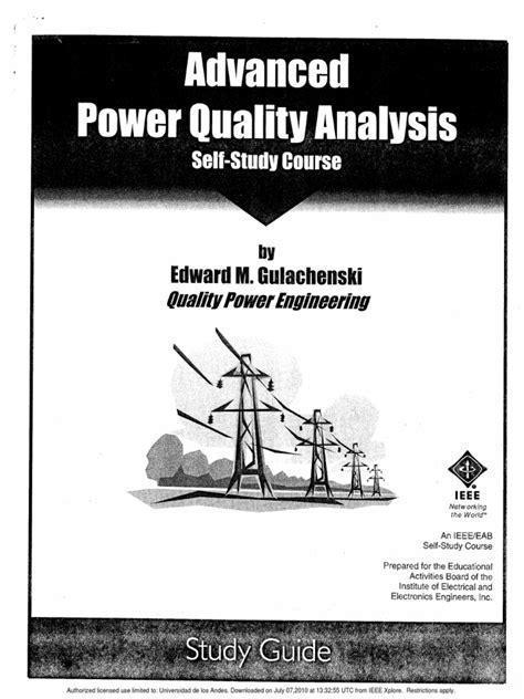 Pdf Advanced Power Quality Analysis Dokumentips