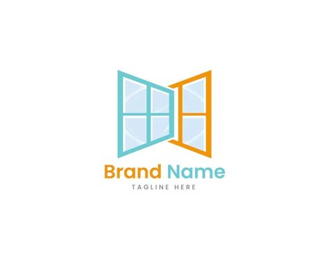Vector De Diseño De Logotipo De Ventana Plantilla Premium Vector Premium
