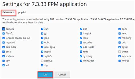 How To Enable Or Disable Php Extensions Using Plesk