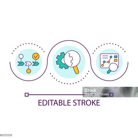 Optimalkan Ikon Konsep Loop Proses Pengembangan Dan Rilis Ilustrasi Stok Unduh Gambar Sekarang