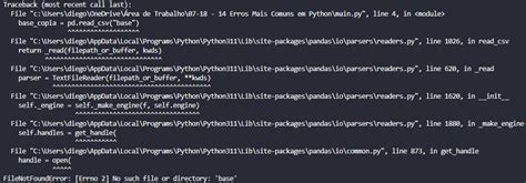 14 Tipos De Erros Mais Comuns No Python Soluções