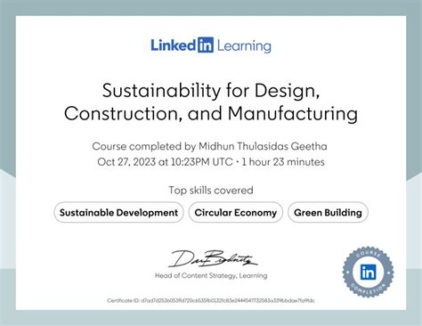 Midhun Thulasidas Geetha On Linkedin Certificate Of Completion