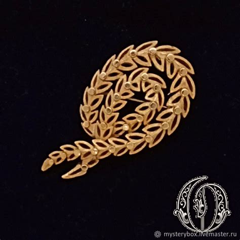 Винтаж Crown Trifari Брошь Веточки купить на Ярмарке Мастеров Sjw10ru Броши винтажные Йорк