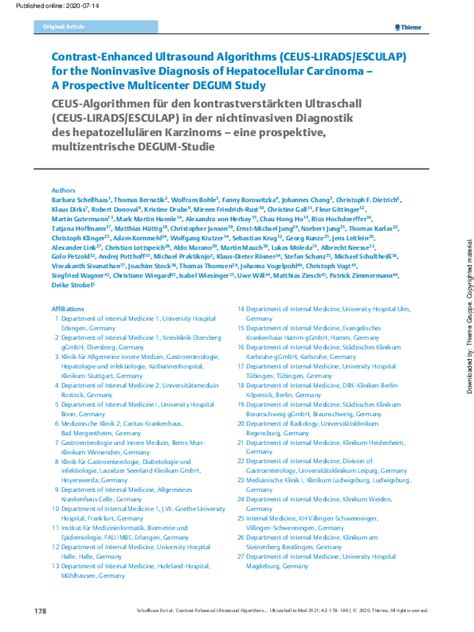 Pdf Contrast Enhanced Ultrasound Algorithms Ceus Liradsesculap For
