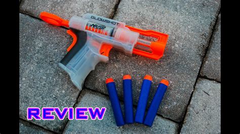 REVIEW Nerf GlowShot Unboxing Review Firing Test YouTube