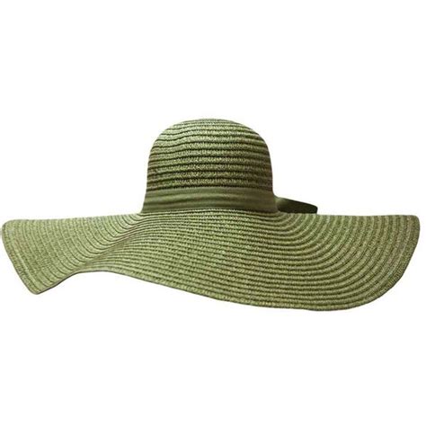 Olive Wide 6 Brim Shapeable Floppy Sun Hat