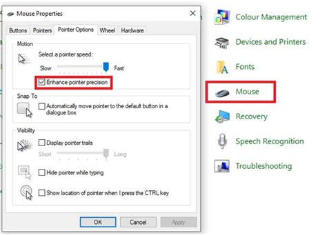 Enhance Pointer Precision In Windows For Gaming Life Falcon