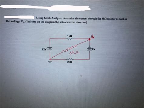 solved using mesh analysis determine the current through