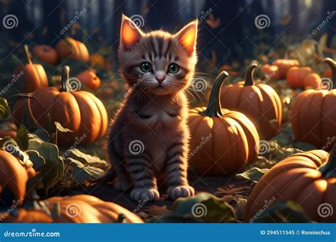 Cute Tabby Cat Portrait And Black Background Royalty Free Stock Image