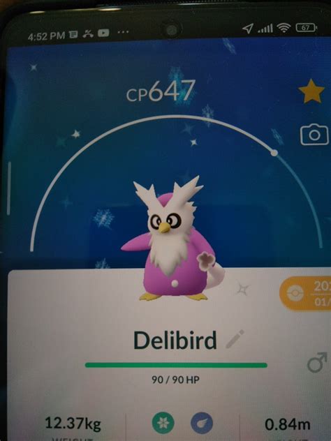 Pokemon Go Shiny Delibird 電子遊戲 電子遊戲 其他 Carousell
