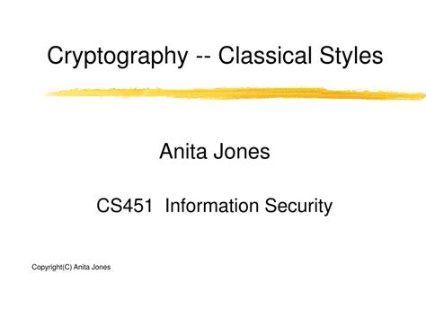 Ppt Cryptography Classical Styles Powerpoint Presentation Free