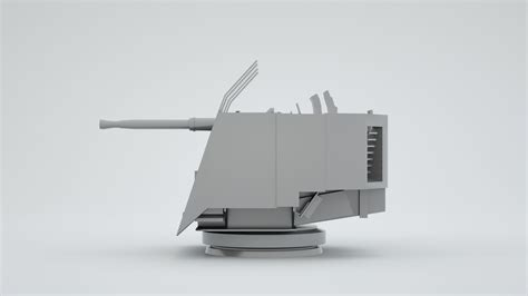 Bofors Twin 40mm 56 Oqf Mark V Mark Xi 3d Model Rigged Cgtrader