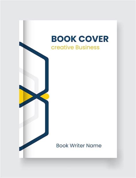 Vetor design de capa de livro moderno e relatório anual da empresa Vetor Premium