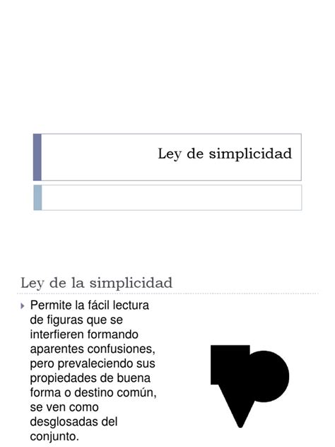 Ley De Simplicidad En Gestalt Pdf
