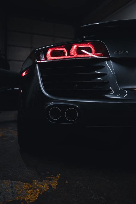 Обои на рабочий стол Audi R8 Белый Тачки Cars Спорткар