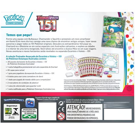 Pokemon Box Elite Treinador Avançado Escarlate E Violeta Snorlax