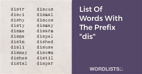 List Of Words With The Prefix Bene