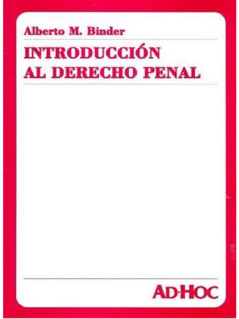 Introduccion Al Derecho Procesal Penal Alberto M Binder Pdf