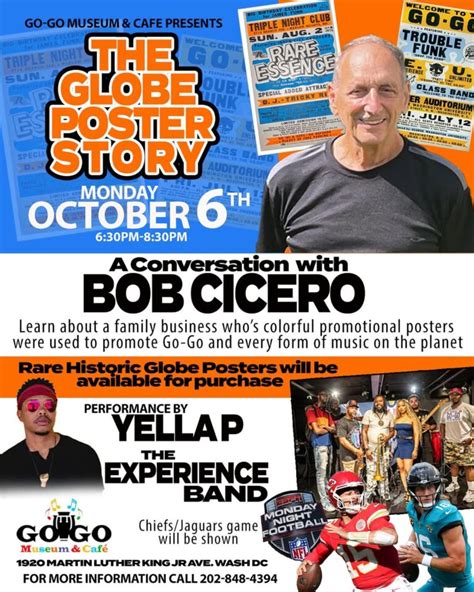 The Globe Poster Story A Conversation With Bob Cicero Go Go Museum And Cafe