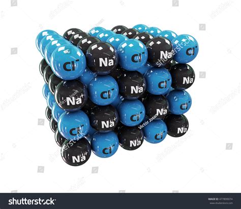 Sodium Chloride Rock Salt Halite Table 库存插图 477899074 Shutterstock