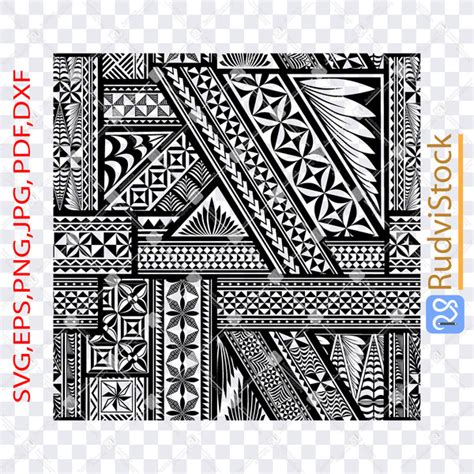 Tongan Seamless Pattern Inspire Uplift