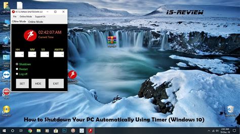 How To Shutdown Your Pc Automatically Using Timer Windows 10 Youtube