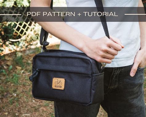 Crossbody Bag Sewing Pattern Diy Shoulder Bag Tutorial Pdf Etsy