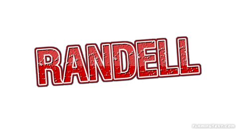 Randell Logo | Free Name Design Tool from Flaming Text