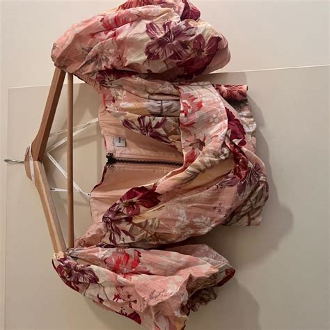 Sheike Floral Structured Crop Top With Puffed Short Depop