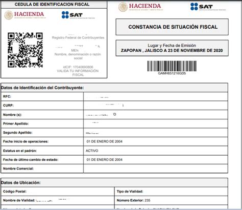 ¿como Descargar La Constancia De Situación Fiscal Del Sat Contadormx