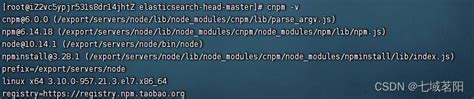 Linux 安装npm并配置淘宝镜像（新）cnpm Csdn博客