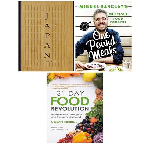 Japan Cookbook 31 Day Food Revolution One Pound Meals 3 Books Set