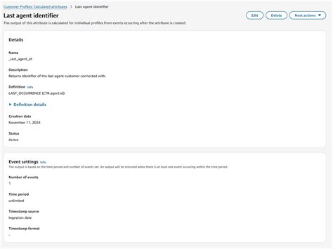 View Calculated Attributes In Amazon Connect Amazon Connect