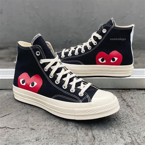 Jual Converse X Commes Des Garcons Cdg Chuck Taylor 70s Black White
