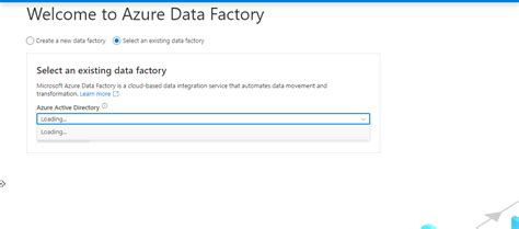 Cant Select Aad Tenant In The Data Factory Using Private Endpoint