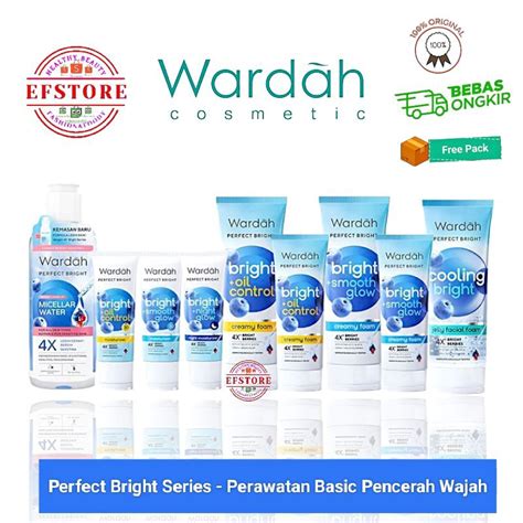 Jual WARDAH Perfect Bright Creamy Foam Micellar Water Jelly Facial