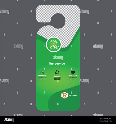 Door Hanger Design Hanger Template Hotel Knob Design Vector Hanger Stock Vector Image And Art