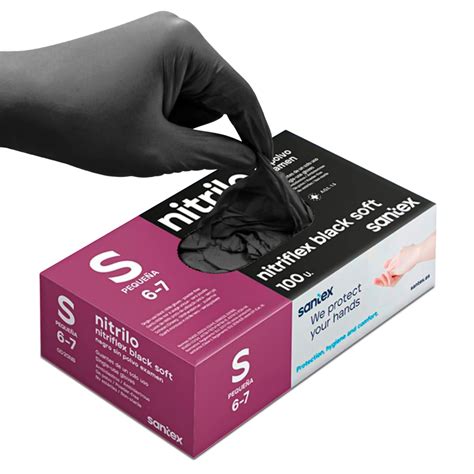 Black Nitrile Gloves Small Gsw